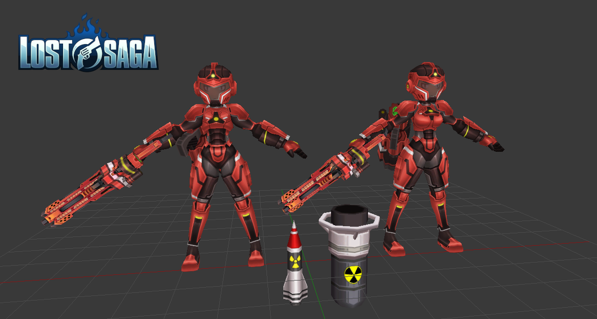 Lost Saga Nuclear Solider FBX pack by megaman-gear100 on DeviantArt