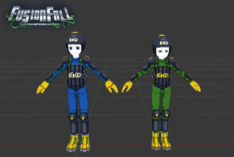 Fusion Fall KND defender FBX Pack by megaman-gear100 on DeviantArt