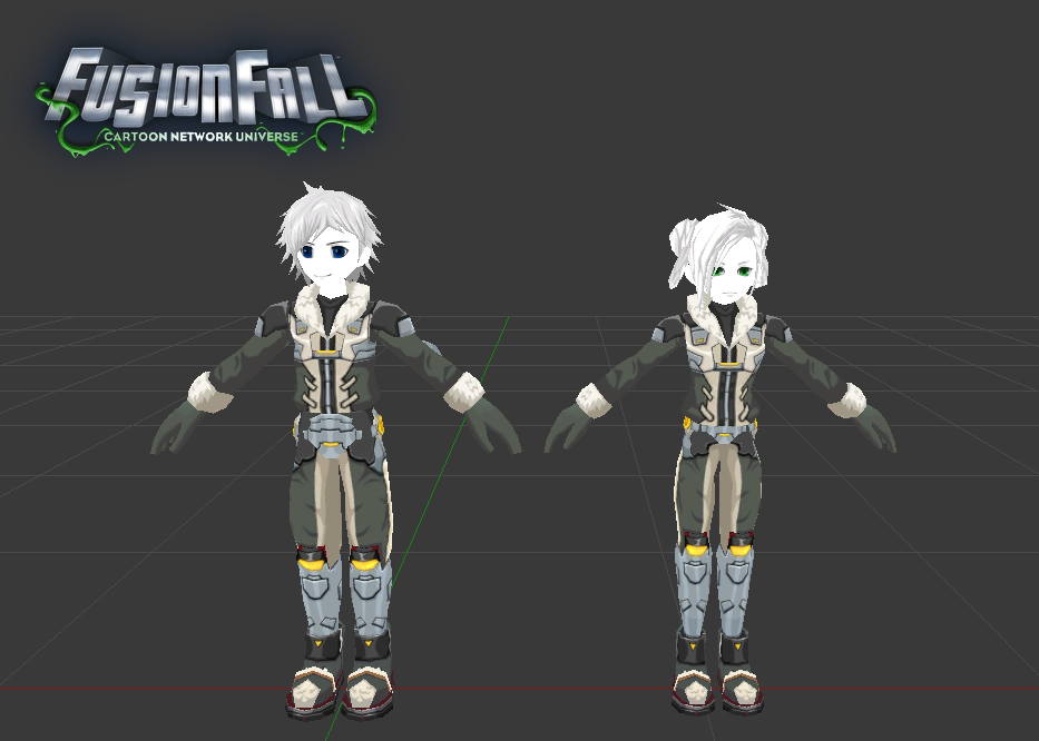 Fusion Fall Warm outfit FBX pack by megaman-gear100 on DeviantArt