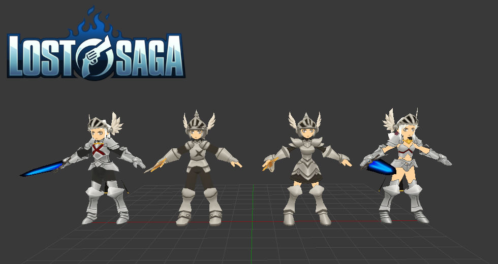 Lost Saga Knight FBX Pack by megaman-gear100 on DeviantArt