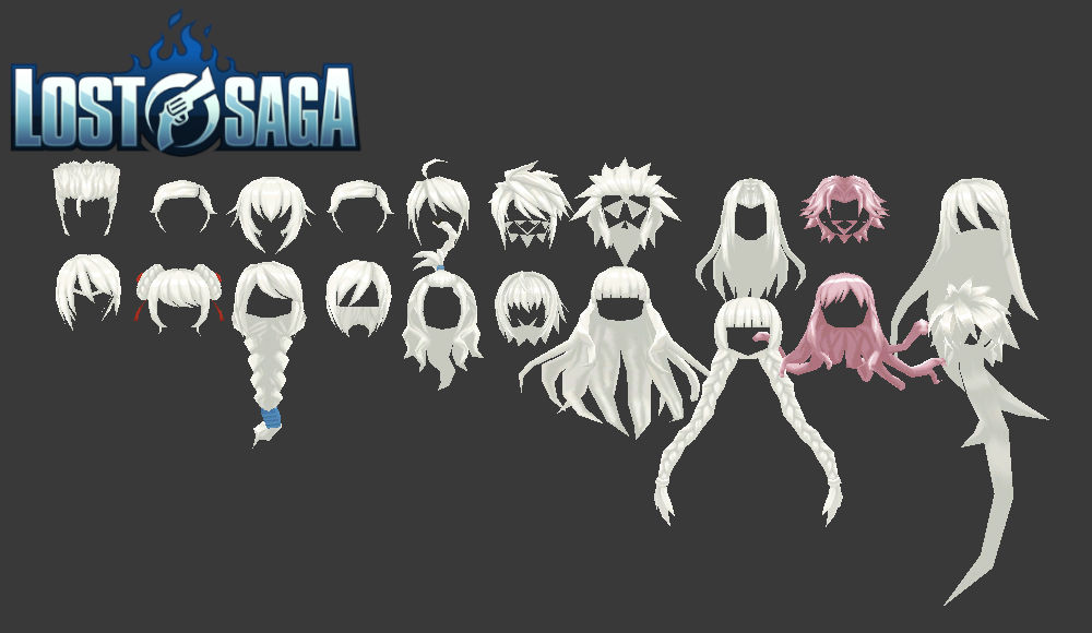 Lost Saga Hair 21 To 30 FBX Pack by megaman-gear100 on DeviantArt