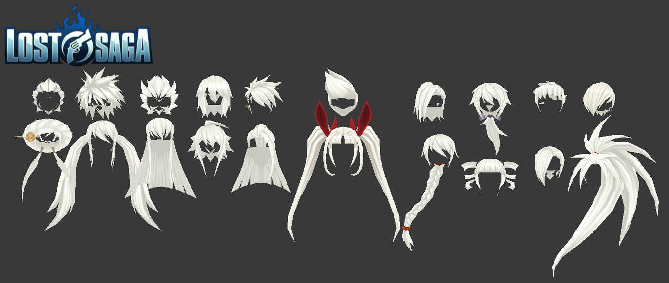Lost Saga Hair 31 To 40 FBX Pack by megaman-gear100 on DeviantArt