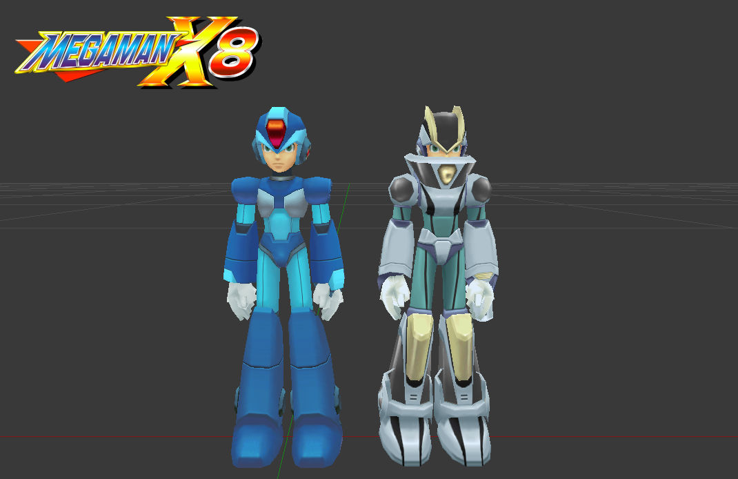 Megaman X8 FBX Pack X and Armored X by megaman-gear100 on DeviantArt