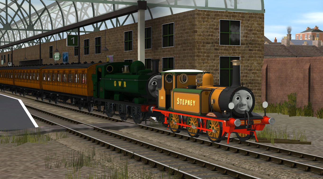 Duck and Stepney Take Charge Of The Train by EngineNumber14 on DeviantArt