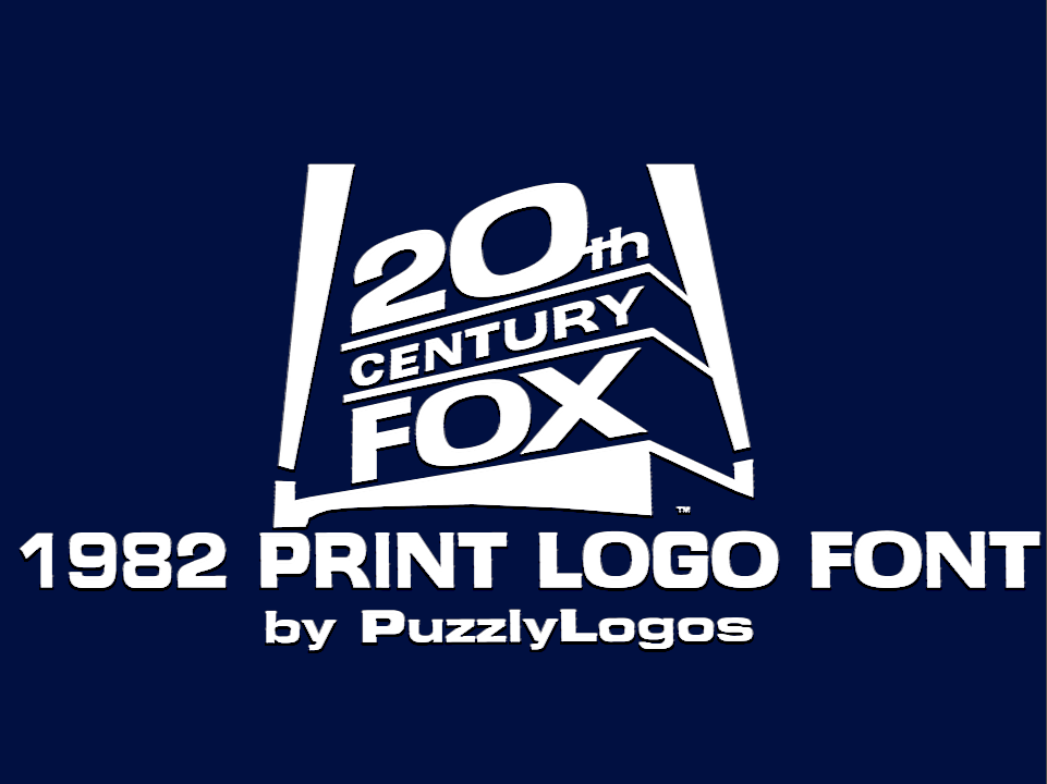 TCF 1982 Print Logo Font by PuzzylPiece on DeviantArt