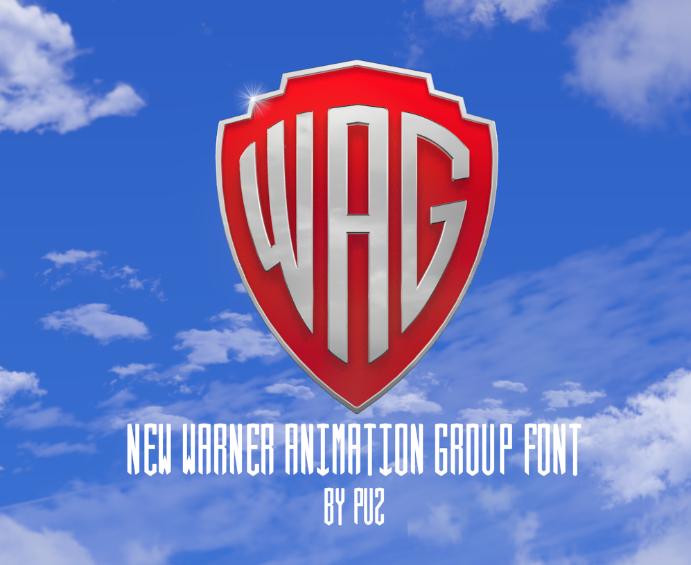 New Warner Animation Group Font by PuzzylPiece on DeviantArt