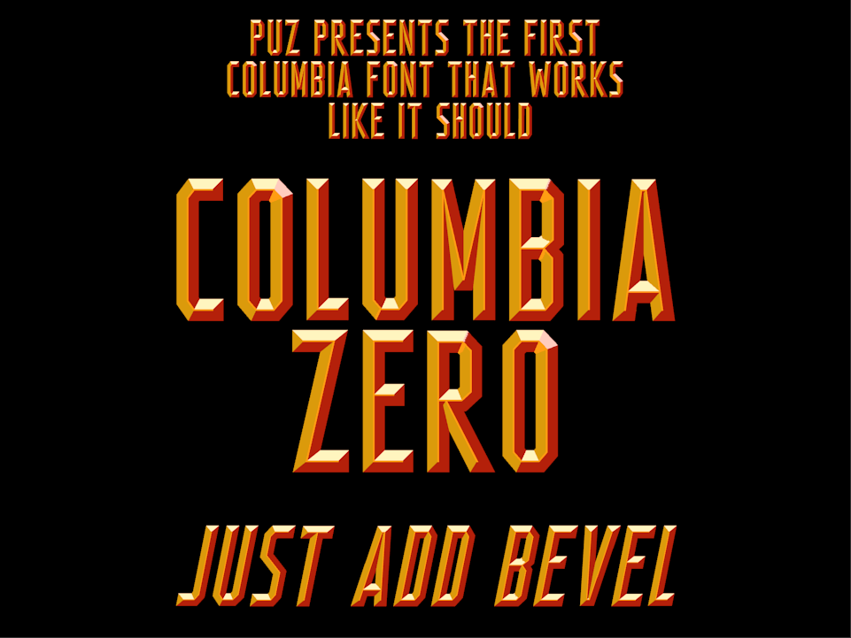 Columbia Zero by PuzzylPiece on DeviantArt