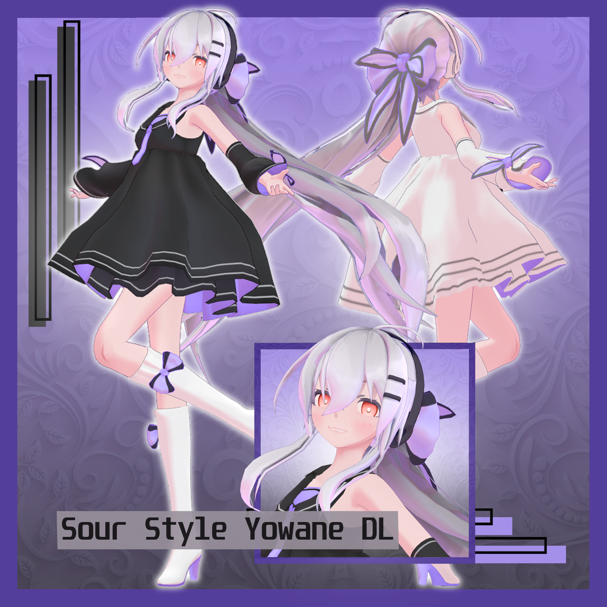 [MMD] - Sour-style Yowane Haku - DL by BlueMerry118 on DeviantArt