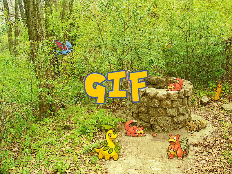 Pokemon Sprite GIF - Slowpoke Well by Loupii on DeviantArt