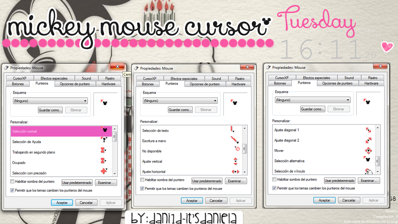 Mickey Mouse Cursor by Dani1D on DeviantArt