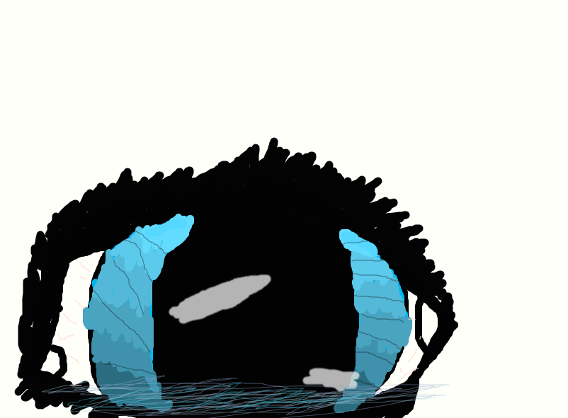 Blue eye by hunnybee07art on DeviantArt