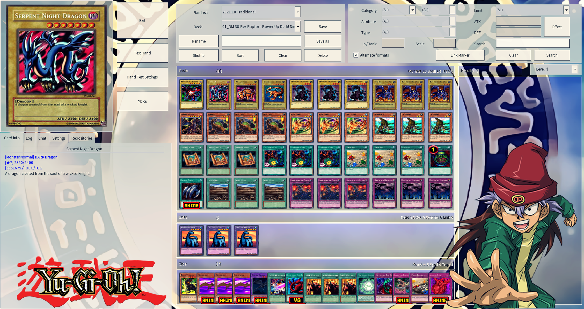 Dinosaur Power-Up Deck! Rex Raptor by MAXPOWER1314 on DeviantArt