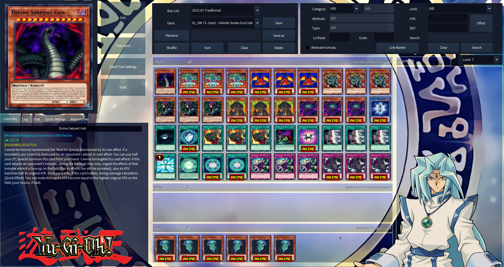 Yugioh Dartz Deck