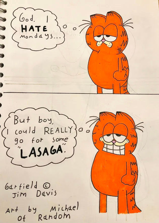 Garfield by MichaelofRandom on DeviantArt