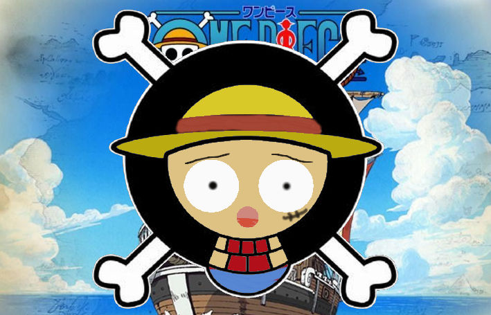 luffy on his logo by theJOKER606 on DeviantArt