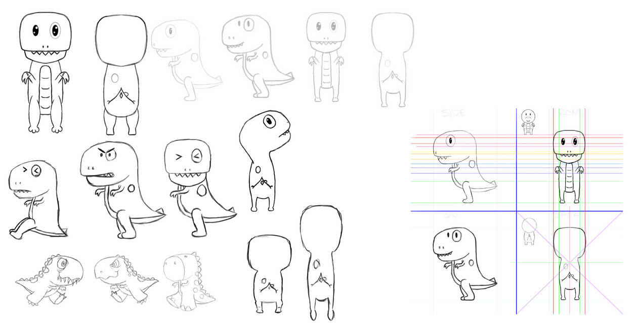 Dino Sketch Dump by horan-potter98 on DeviantArt