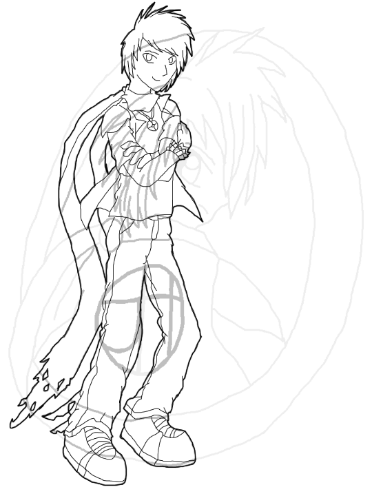 Hero with Attitude (Line) by ani-gamer on DeviantArt