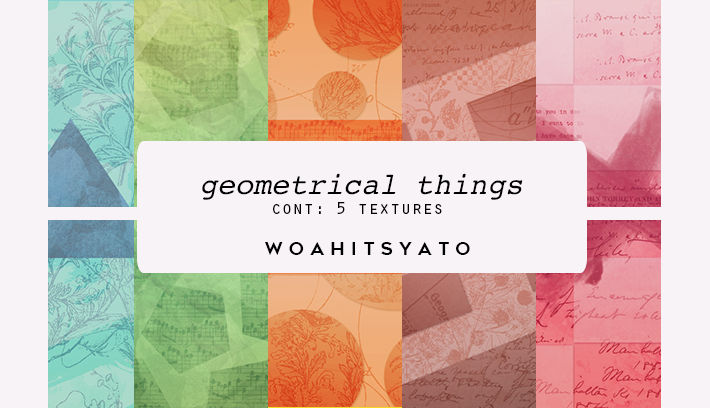 geometric things - texture pack by woahitsyato on DeviantArt