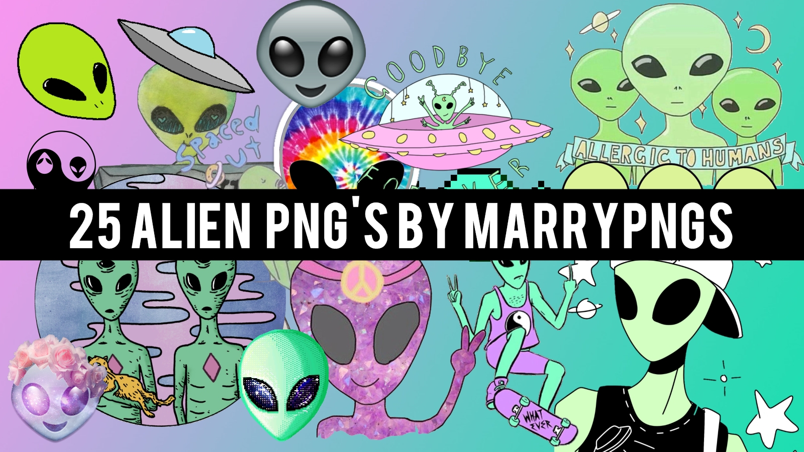 Alien PNG Pack by Marrypngs by marrypngs on DeviantArt