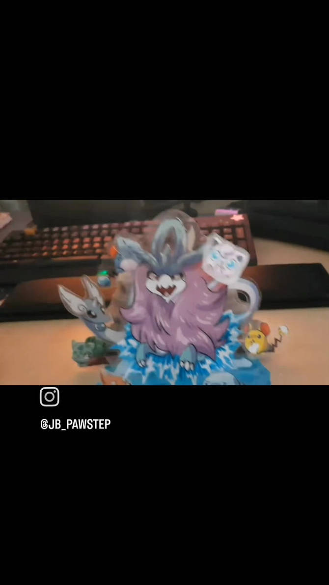 PKMN Standee - Ancient Invader by JB-Pawstep on DeviantArt