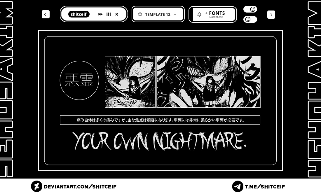 RPG TEMPLATE + fonts #012 by shitceif on DeviantArt