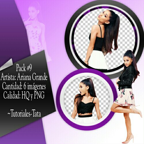 Ariana Grande Pack Png by Tutoriales-Tata on DeviantArt