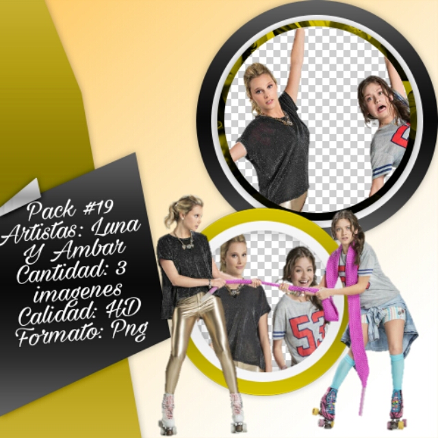 Luna y Ambar pack png by Tutoriales-Tata on DeviantArt