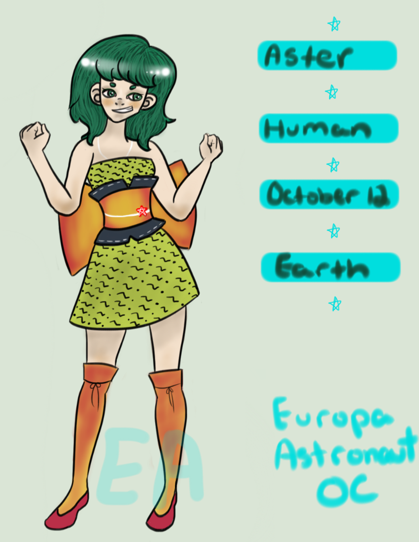 Aster New Eos OC by EuropaAstronaut on DeviantArt