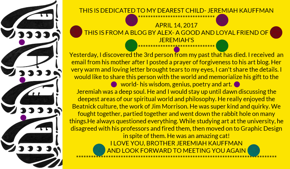 A TRIBUTE TO JEREMIAH FROM HIS FRIEND, ALEX! by jeremiahkauffman on ...