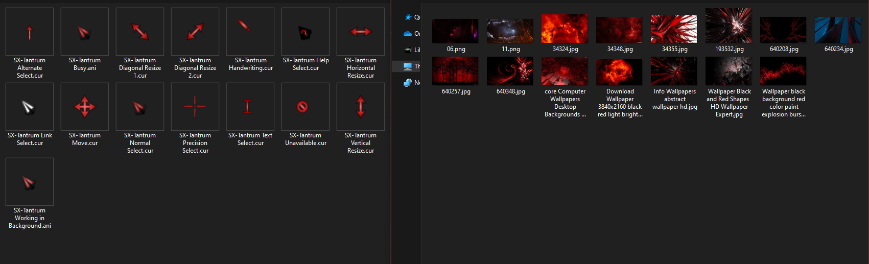 red and black windows 10 theme by mcmullen1990 on DeviantArt