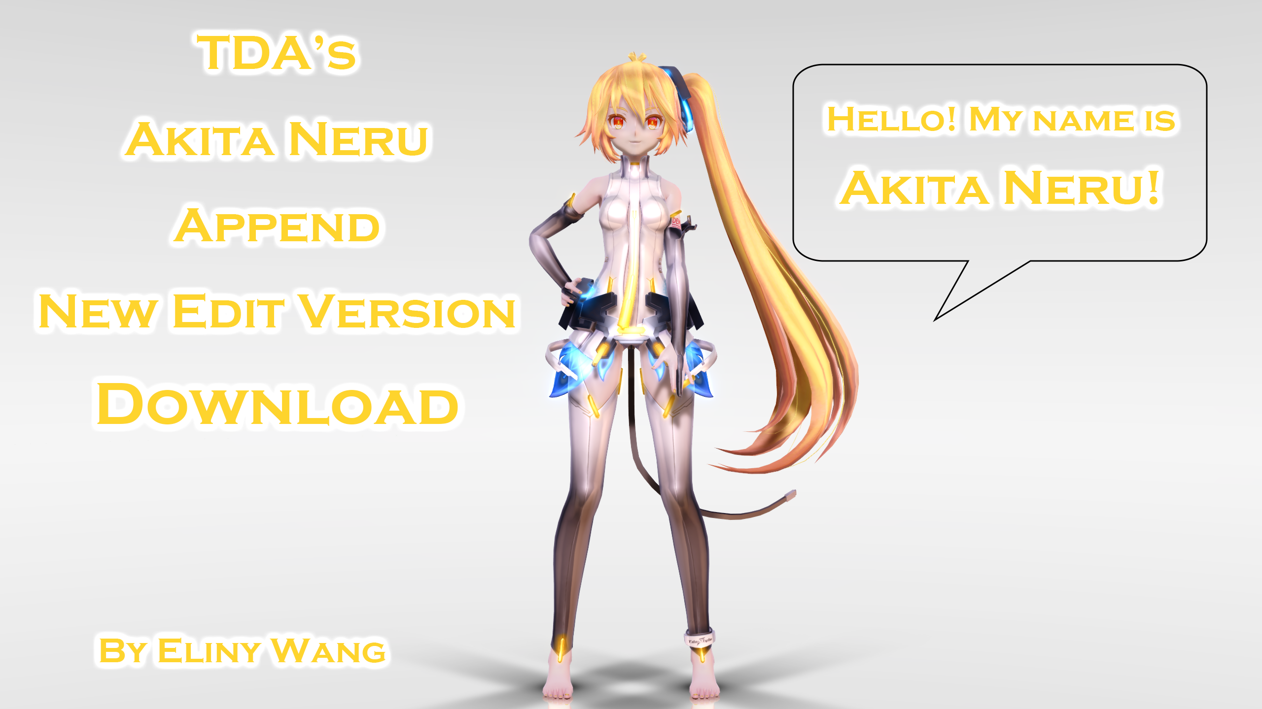 Tda Akita Neru Append New Edit Download by Elinital on DeviantArt