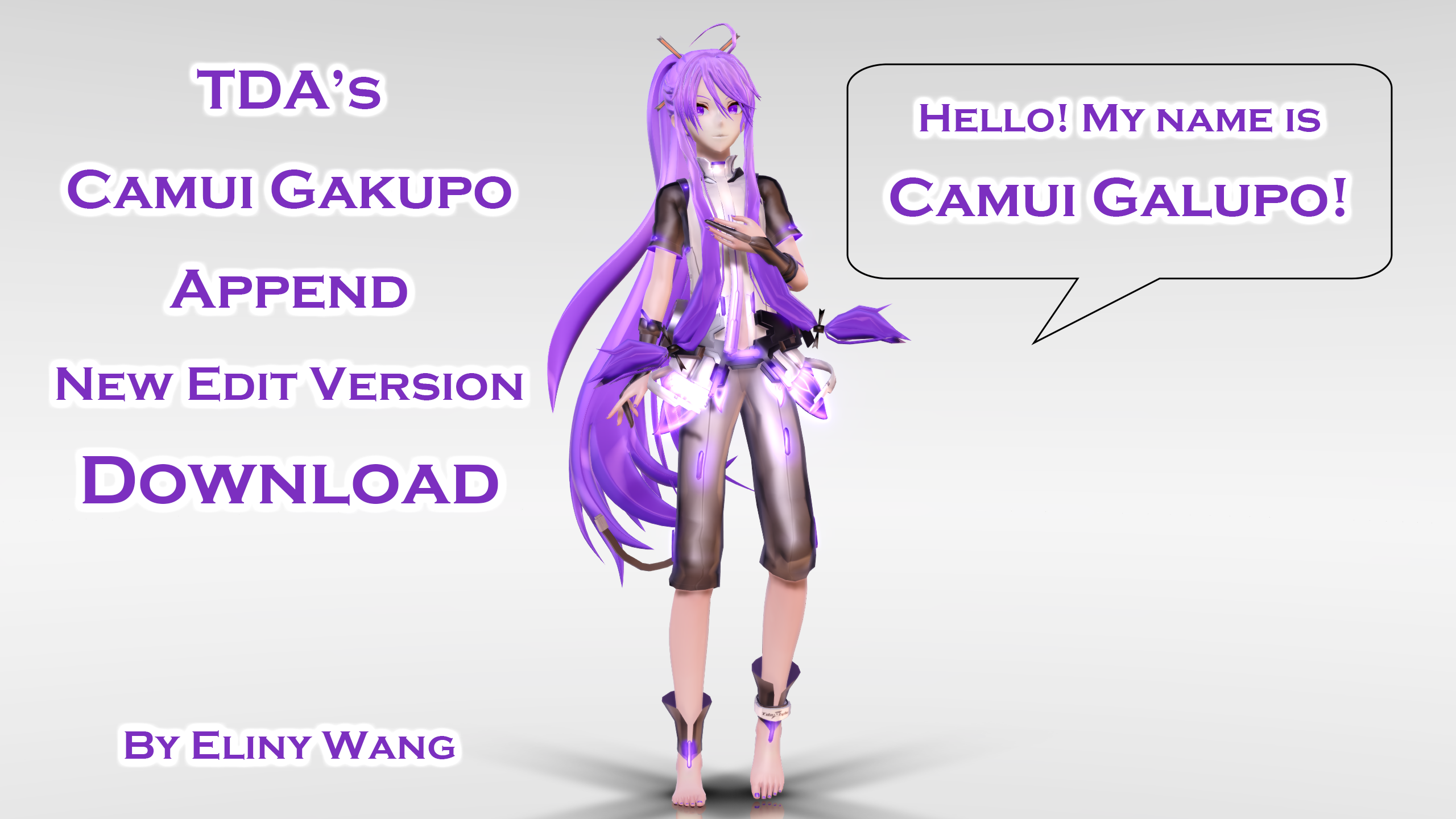 Tda Camui Gakupo Append New Edit Download by Elinital on DeviantArt