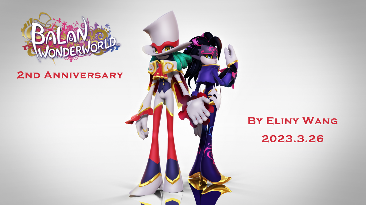 Balan Wonderworld 2nd Anniversary! by Elinital on DeviantArt
