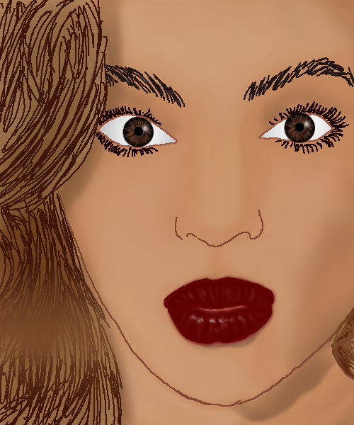 Beyonce- Tablet drawing by mket98 on DeviantArt