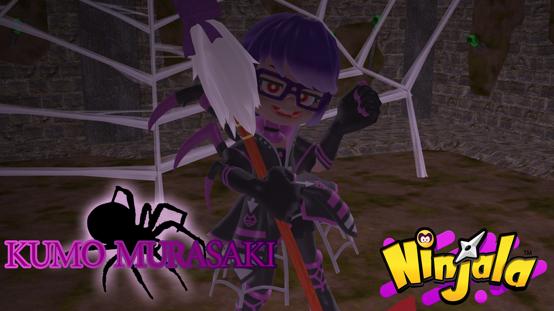 Ninjala MMD - Kumo Murasaki (DL) by Ender-The-Inkling on DeviantArt