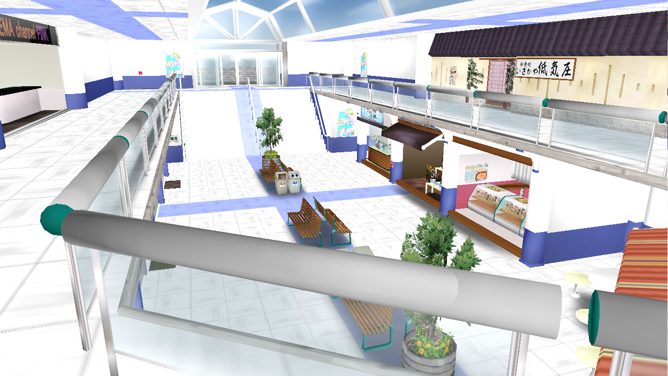 MMD Mall Stage fixed transparency by kaahgome on DeviantArt