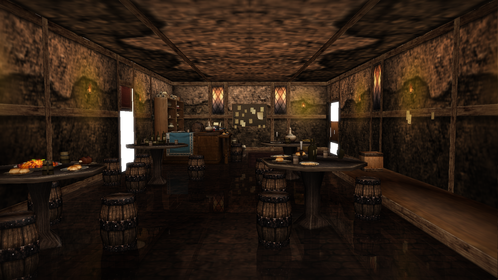 Old time bar with a few bones -DL- by kaahgome on DeviantArt