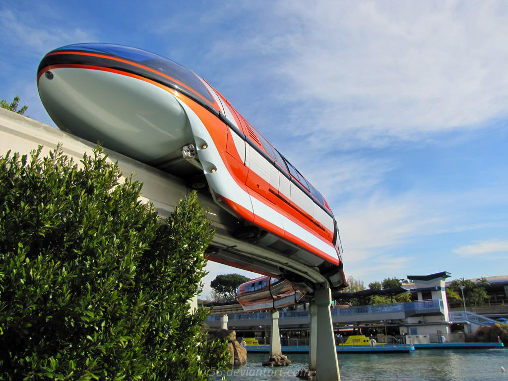 Disney Monorail Wallpaper by LVI56 on DeviantArt