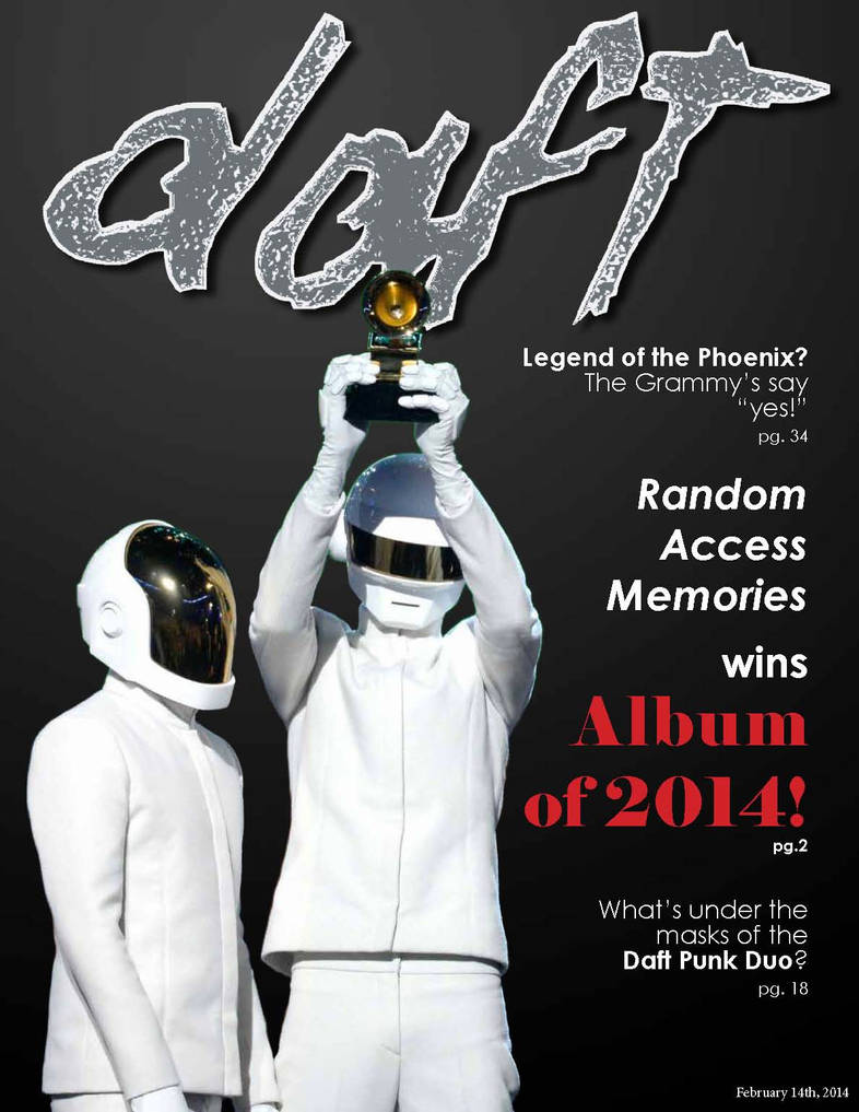Daft Punk Magazine Design by scottyhood on DeviantArt