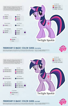 My Little Pony: Friendship is Magic Color Guides by kefkafloyd on ...