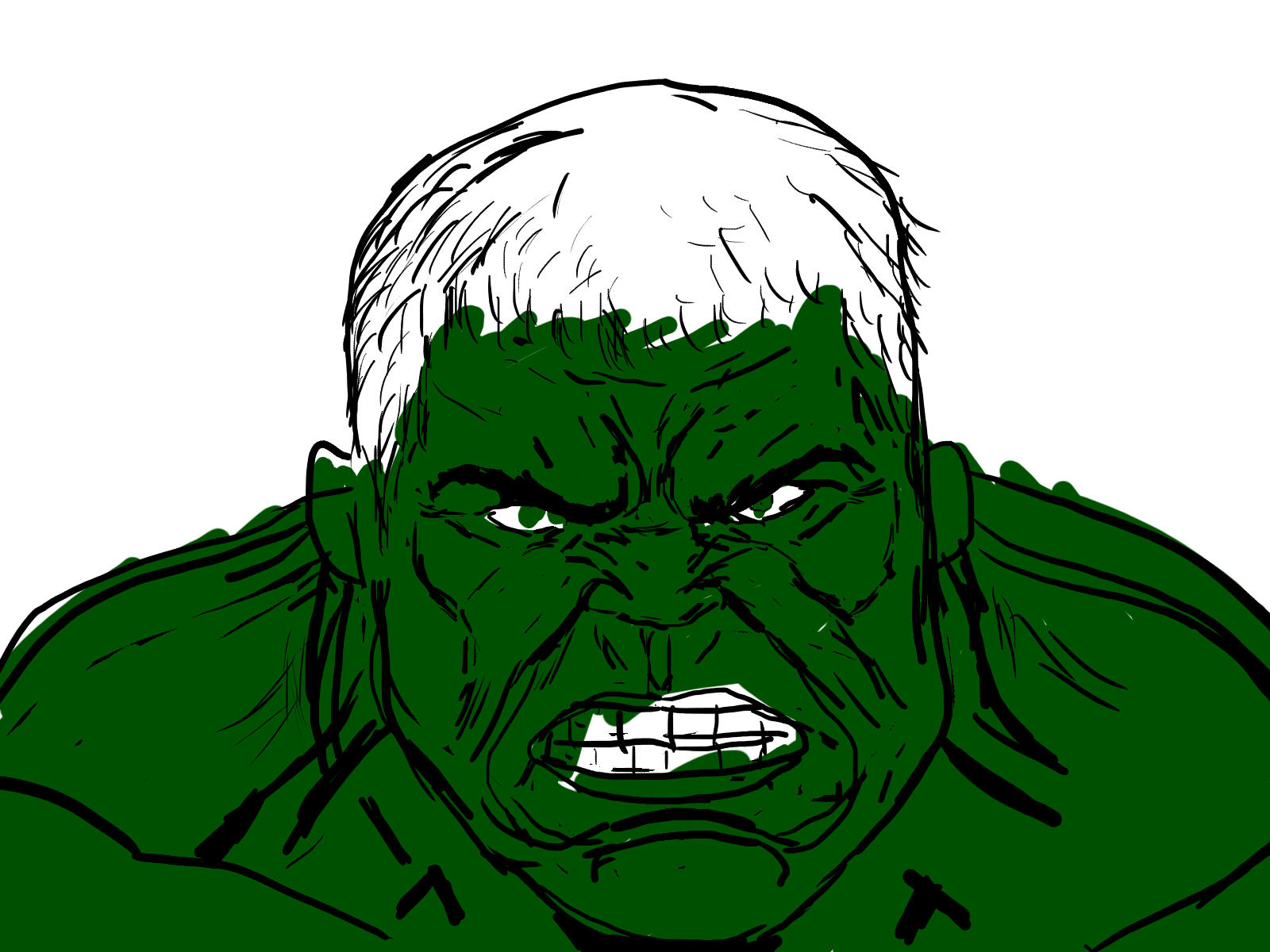 Hulk portrait by mconcepcion on DeviantArt