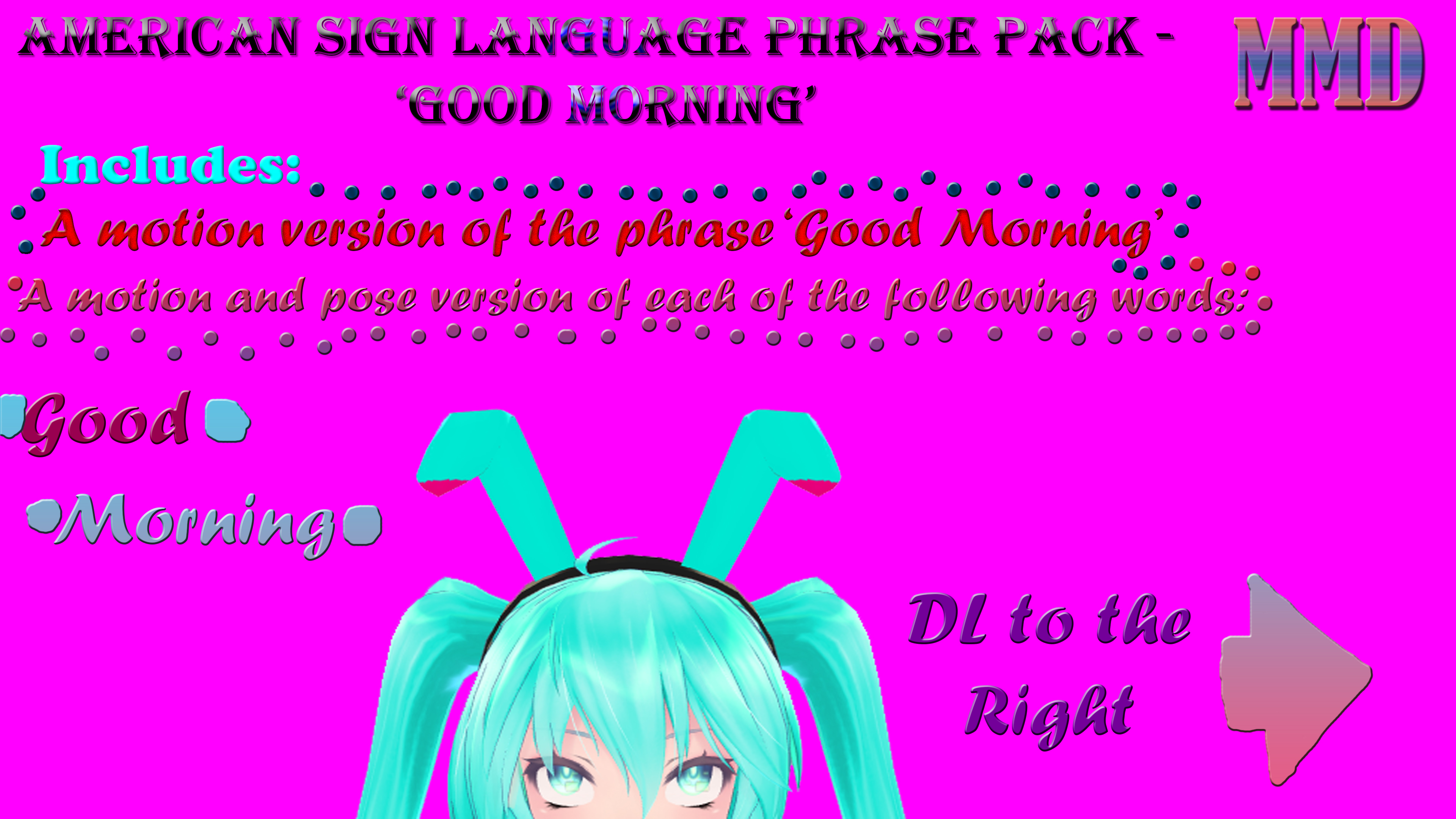 [MMD] American Sign Language Phrase - Good Morning by RAMessenger on ...