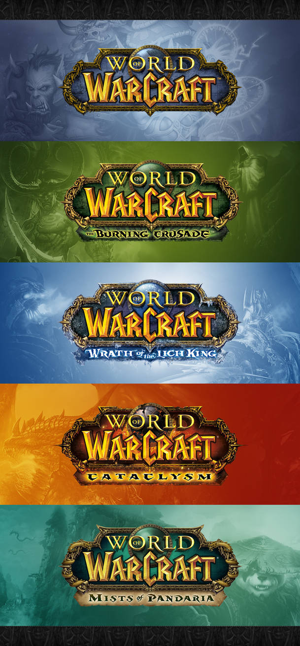 World of Warcraft Expansion All LOGO PSD by youtubi on DeviantArt
