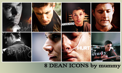 8 Dean Icons :4: by mummy16 on DeviantArt