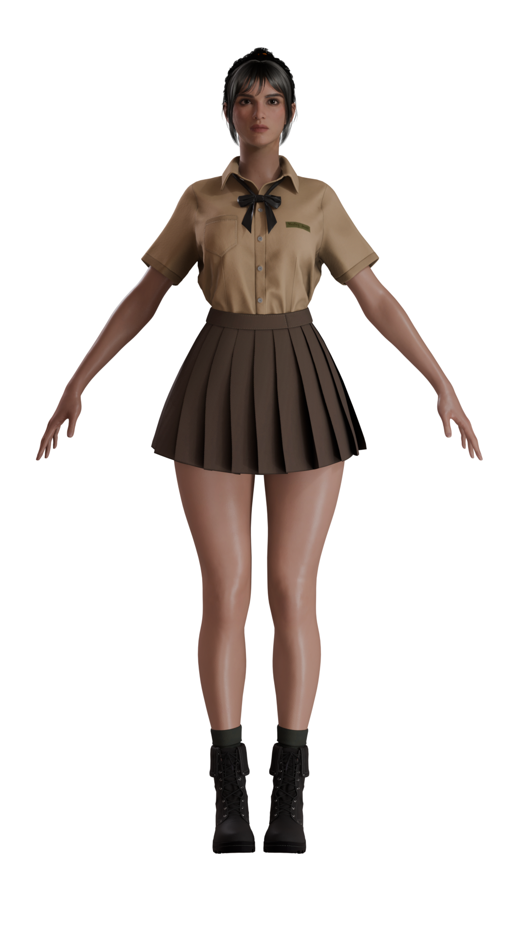 Hailey Summer Uniform - (The First Descendant) by budiasa on DeviantArt