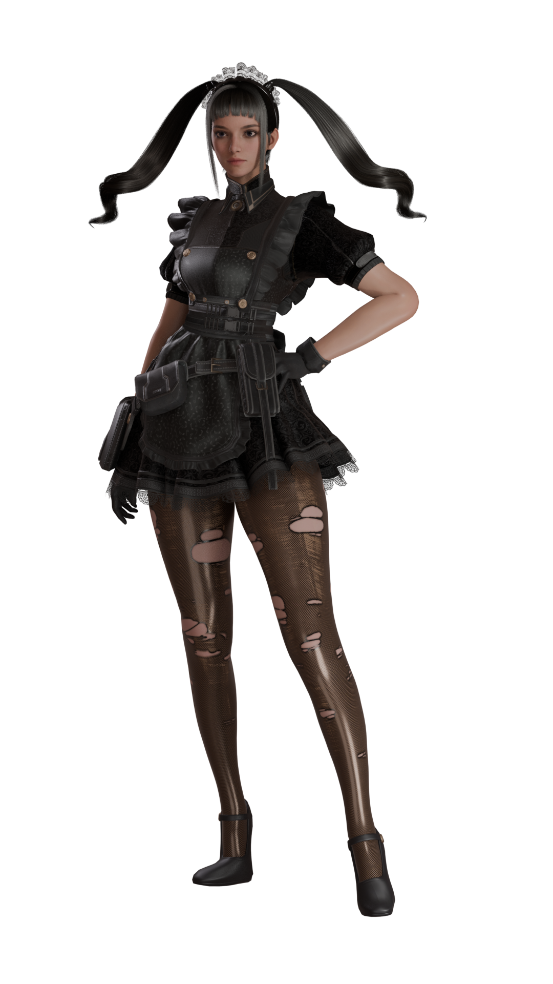 Luna Classic Maid - (The First Descendant) by budiasa on DeviantArt