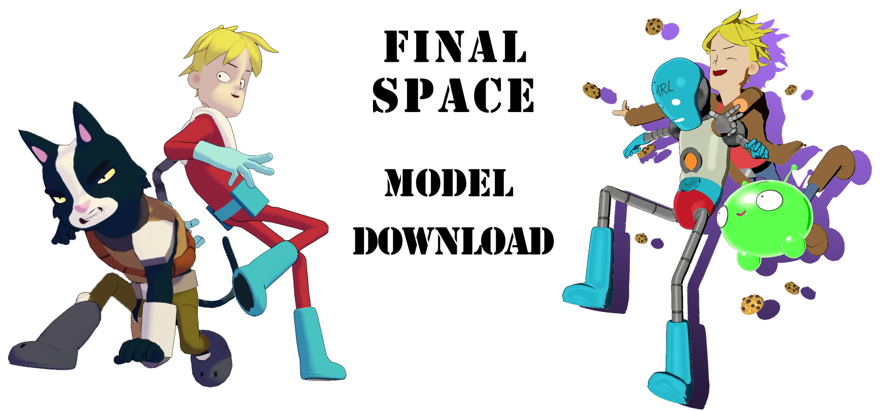 Final Space I Give me the Cookie HUE *update* by kanbara-naiki on ...