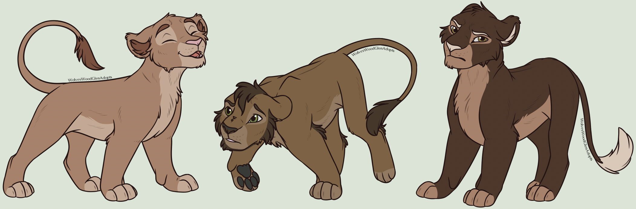TLK Trio Of Cubs by TwinkleEm on DeviantArt