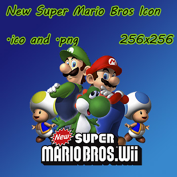 New Super Mario Bros Icon by sobrator on DeviantArt