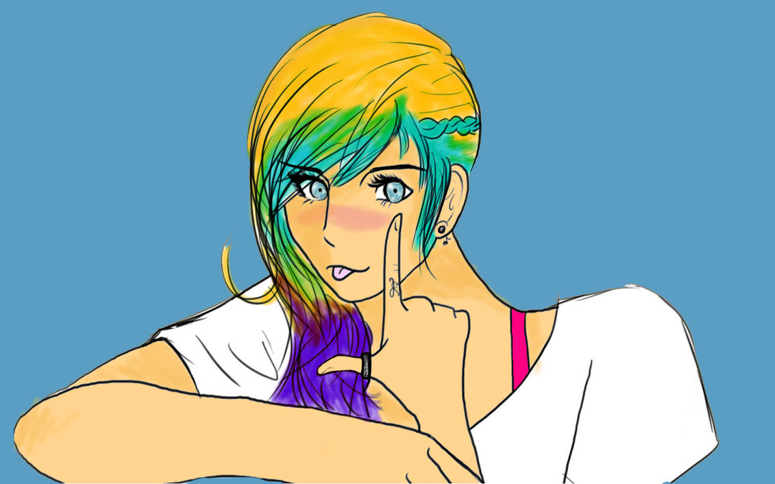 Colored Real Me by sterlingparis on DeviantArt